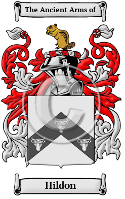 Hildon Name Meaning, Family History, Family Crest & Coats of Arms