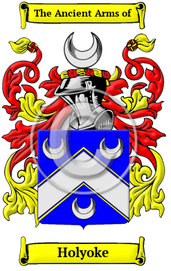 Holyoke Name Meaning, Family History, Family Crest & Coats of Arms