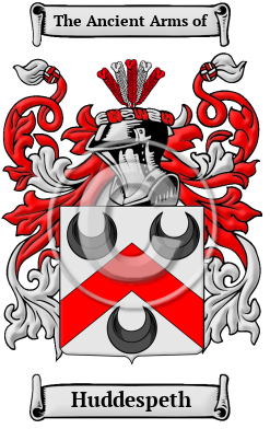 Huddespeth Name Meaning, Family History, Family Crest & Coats of Arms