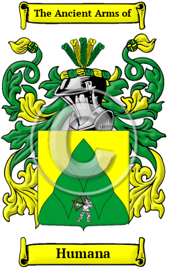 Humana Name Meaning, Family History, Family Crest & Coats of Arms