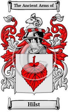 Hilst Name Meaning, Family History, Family Crest & Coats of Arms