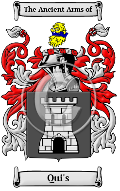 Qui's Name Meaning, Family History, Family Crest & Coats of Arms