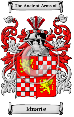 Iduarte Name Meaning, Family History, Family Crest & Coats of Arms