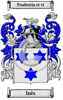 Inès Name Meaning, Family History, Family Crest & Coats of Arms