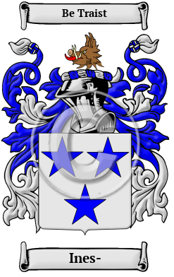 Ines- Name Meaning, Family History, Family Crest & Coats of Arms, scottish