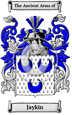 Jaykin Name Meaning, Family History, Family Crest & Coats of Arms