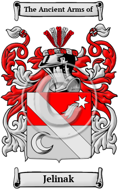 Jelinak Name Meaning, Family History, Family Crest & Coats of Arms