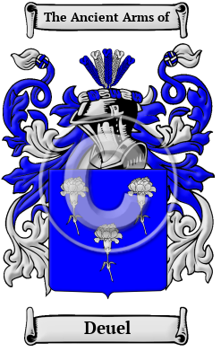Deuel Name Meaning, Family History, Family Crest & Coats of Arms