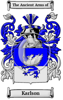Karlson Name Meaning, Family History, Family Crest & Coats of Arms