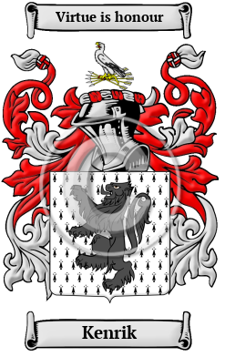 Kenrik Name Meaning, Family History, Family Crest & Coats of Arms