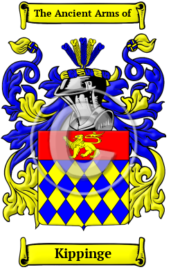 Kippinge Name Meaning, Family History, Family Crest & Coats of Arms