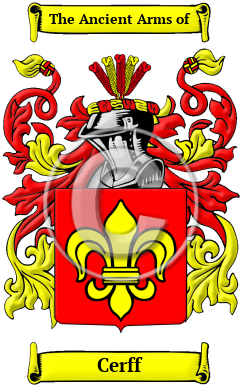 Cerff Name Meaning, Family History, Family Crest & Coats of Arms