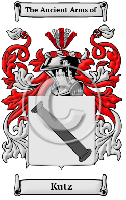 Kutz Name Meaning, Family History, Family Crest & Coats of Arms