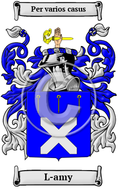 L-amy Name Meaning, Family History, Family Crest & Coats of Arms