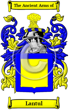 Lantul Name Meaning, Family History, Family Crest & Coats of Arms