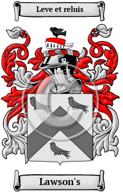 Lawson's Name Meaning, Family History, Family Crest & Coats of Arms