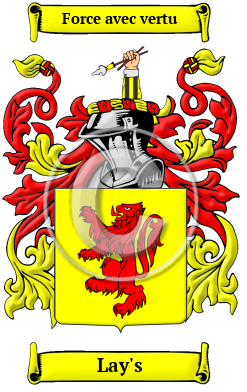 Lay's Name Meaning, Family History, Family Crest & Coats of Arms