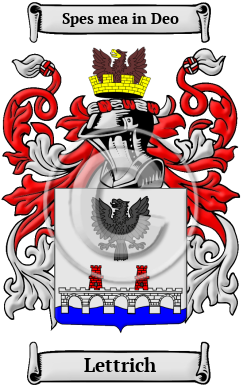 Lettrich Name Meaning, Family History, Family Crest & Coats of Arms