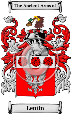 Lentin Name Meaning, Family History, Family Crest & Coats of Arms