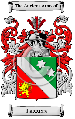Lazzers Name Meaning, Family History, Family Crest & Coats of Arms