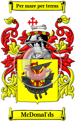 McDonal'ds Name Meaning, Family History, Family Crest & Coats of Arms