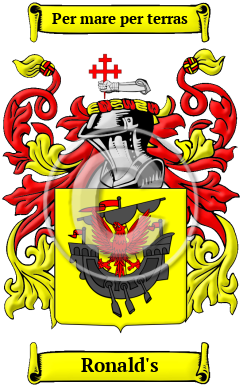Ronald's Name Meaning, Family History, Family Crest & Coats of Arms