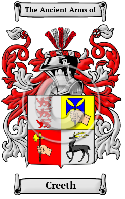 Creeth Name Meaning, Family History, Family Crest & Coats of Arms