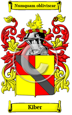 Kiber Name Meaning, Family History, Family Crest & Coats of Arms