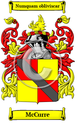 McCurre Name Meaning, Family History, Family Crest & Coats of Arms