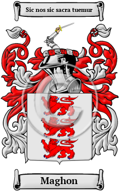 Maghon Name Meaning, Family History, Family Crest & Coats of Arms