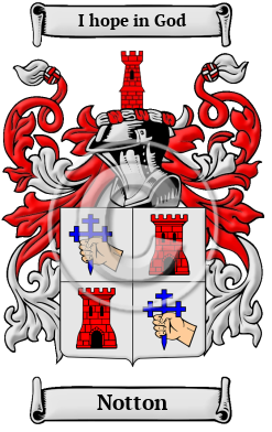 Notton Name Meaning, Family History, Family Crest & Coats of Arms