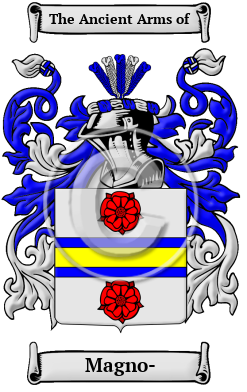 Magno- Name Meaning, Family History, Family Crest & Coats of Arms