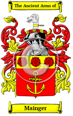 Mainger Name Meaning, Family History, Family Crest & Coats of Arms