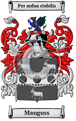 Manguss Name Meaning, Family History, Family Crest & Coats of Arms