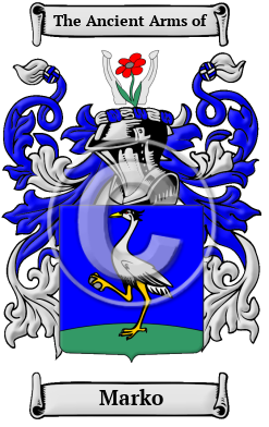 Marko Name Meaning, Family History, Family Crest & Coats of Arms