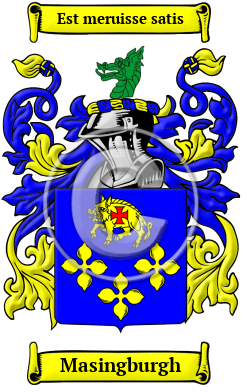 Masingburgh Name Meaning, Family History, Family Crest & Coats of Arms