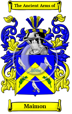 Maimon Name Meaning, Family History, Family Crest & Coats of Arms