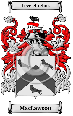 Maclawson Name Meaning, Family History, Family Crest & Coats of Arms