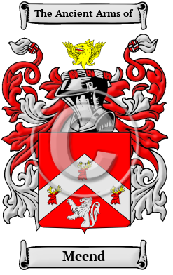 Meend Name Meaning, Family History, Family Crest & Coats of Arms