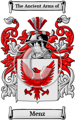 Menz Name Meaning, Family History, Family Crest & Coats of Arms