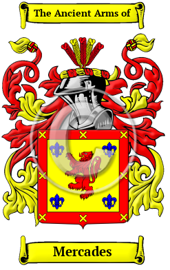 Mercades Name Meaning, Family History, Family Crest & Coats of Arms