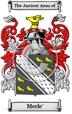 Merle' Name Meaning, Family History, Family Crest & Coats of Arms
