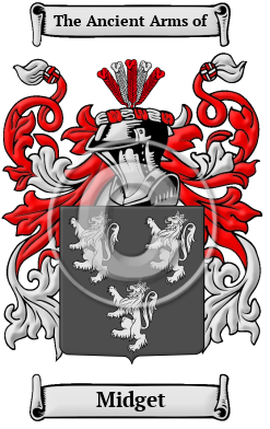 Midget Name Meaning, Family History, Family Crest & Coats of Arms