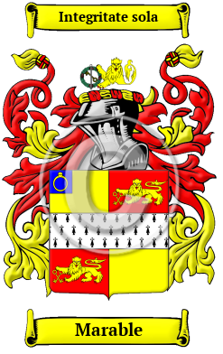 Marable Name Meaning, Family History, Family Crest & Coats of Arms