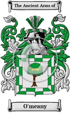 O'Meany Name Meaning, Family History, Family Crest & Coats of Arms