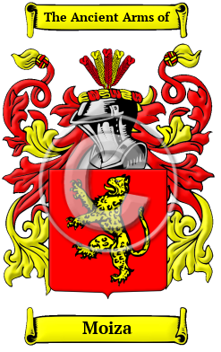 Moiza Name Meaning, Family History, Family Crest & Coats of Arms