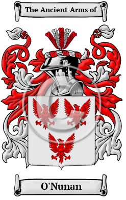 O'Nunan Name Meaning, Family History, Family Crest & Coats of Arms