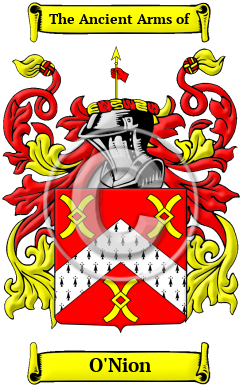 O'Nion Name Meaning, Family History, Family Crest & Coats of Arms