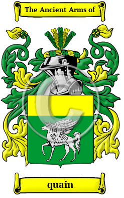 Quain Name Meaning, Family History, Family Crest & Coats of Arms