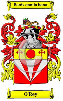 O'Rey Name Meaning, Family History, Family Crest & Coats of Arms